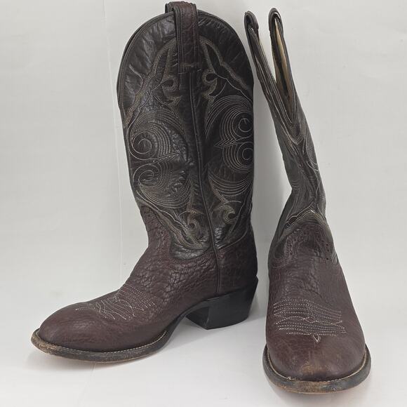 Hondo | Shoes | Hondo Cowboy Boots 85 D Brown Leather Style 8555 ...